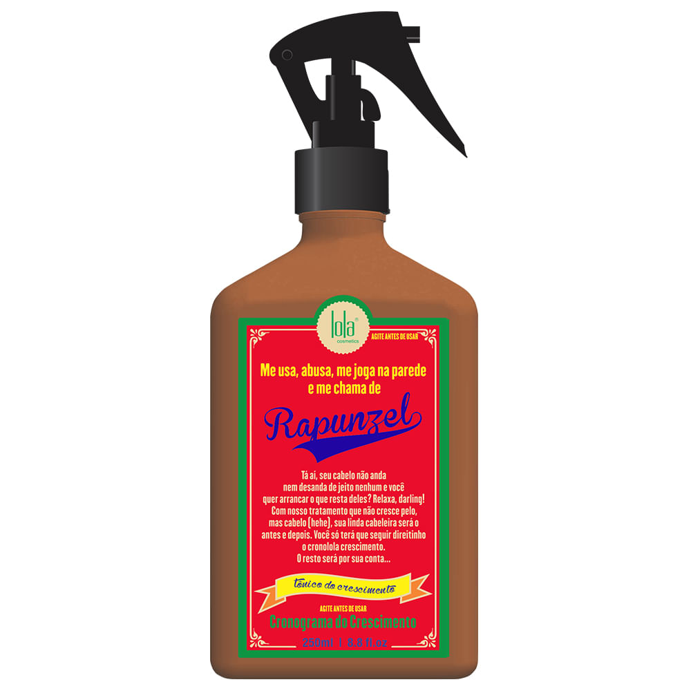 Tônico do Crescimento Rapunzel 250ml Lola - Coprobel Tônico do Crescimento Rapunzel 250ml Lola - Coprobel