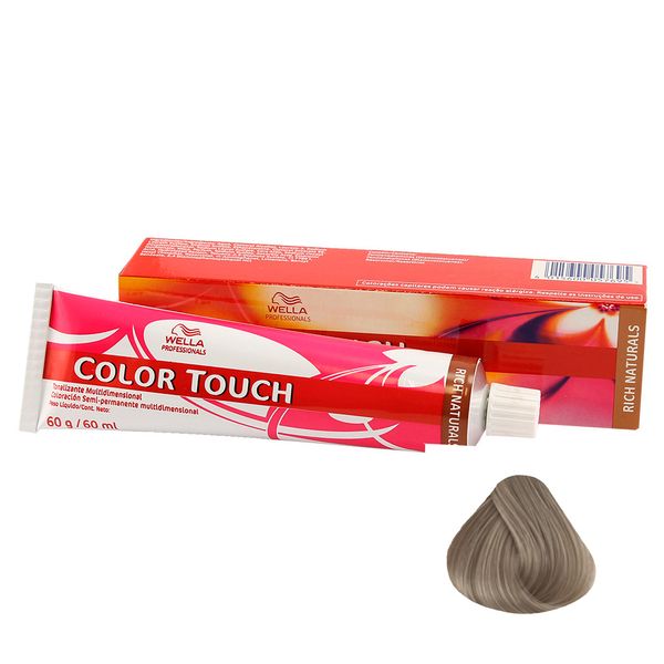 Tonalizante Color Touch 9/97 Louro Ultraclaro Cendré Marrom 60g Wella ...